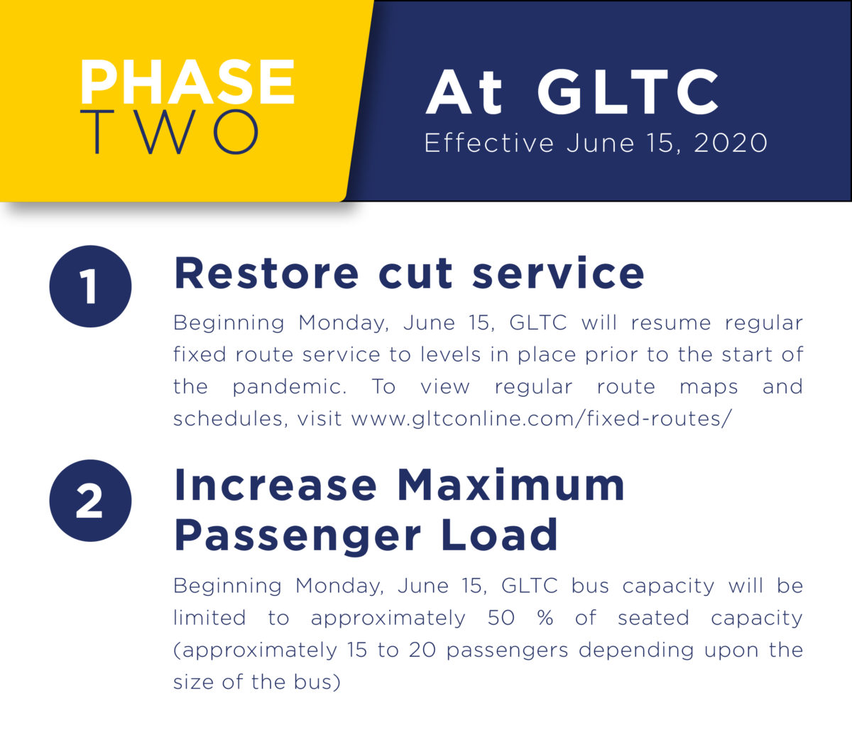 Phase 2 at GLTC – GLTC